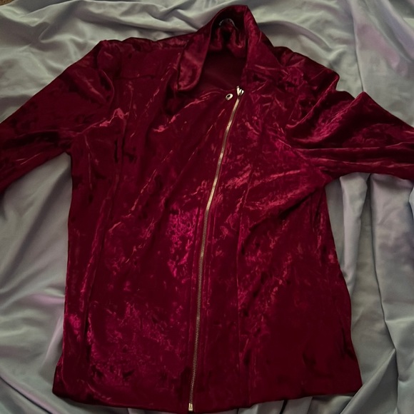Soho Apparel | Jackets & Coats | Velvet Jacket From Soho Apparel | Poshmark